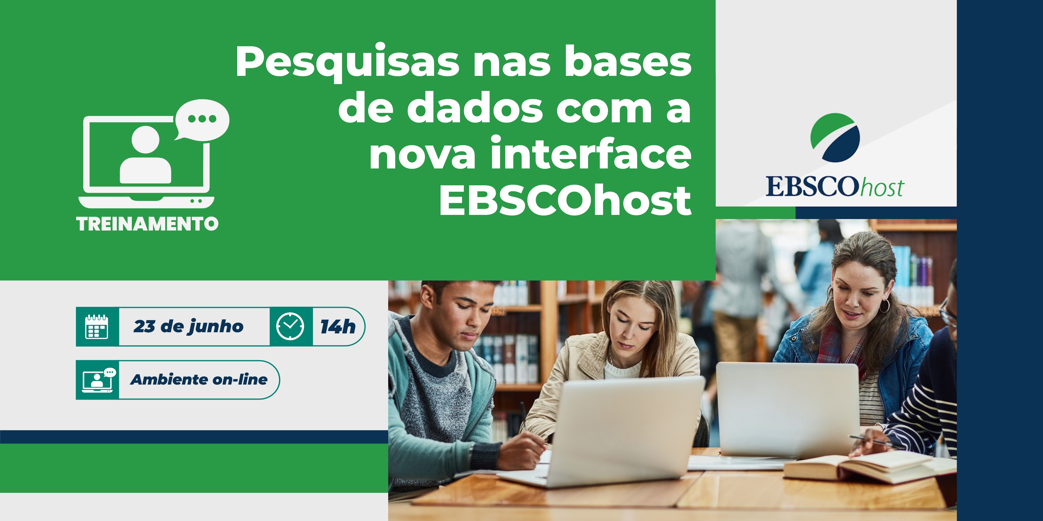 Treinamento da Biblioteca - Pesquisas nas bases de dados com a nova interface EBSCOhost - Unifeso