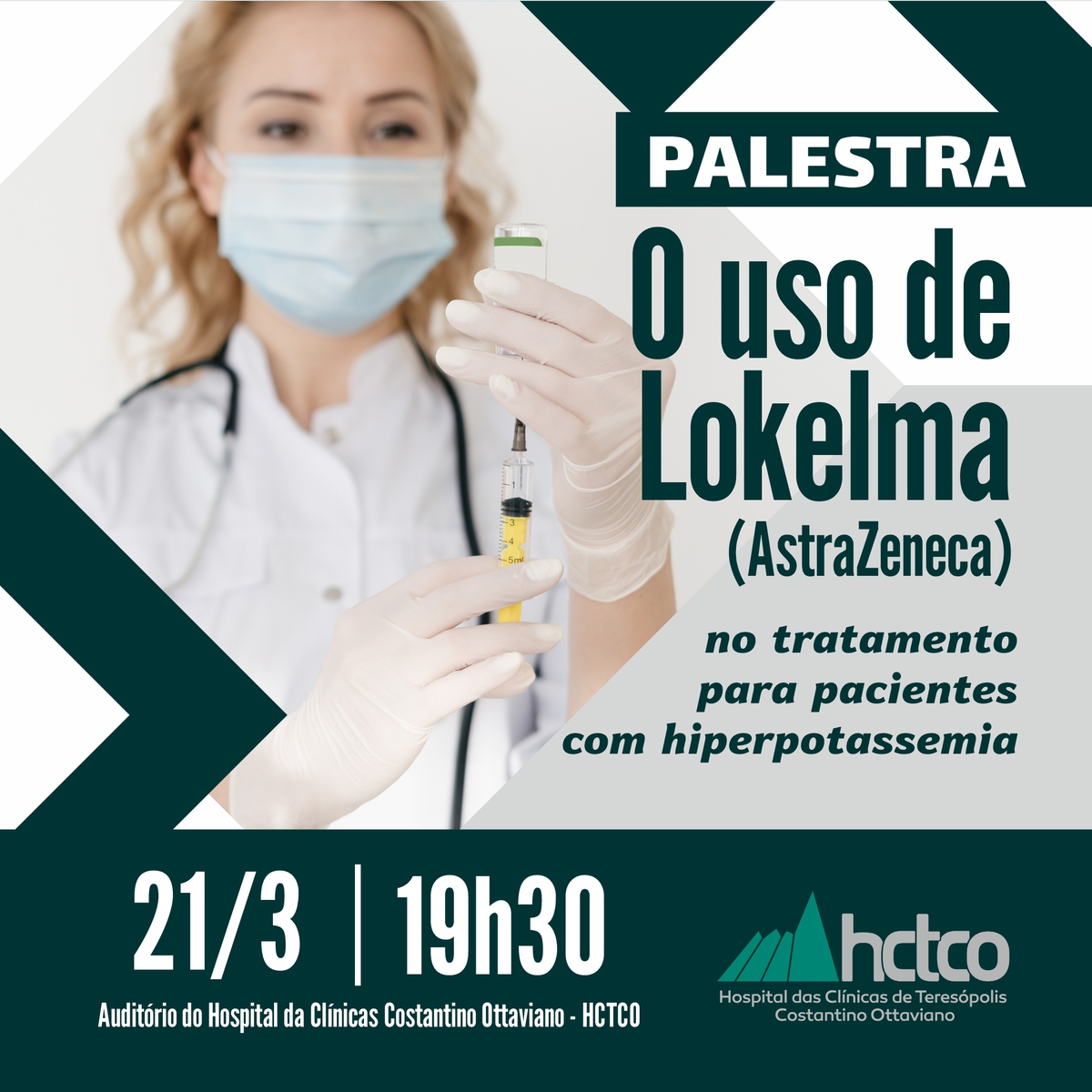 Palestra: O uso de Lokelma (AstraZeneca) no tratamento para pacientes ...